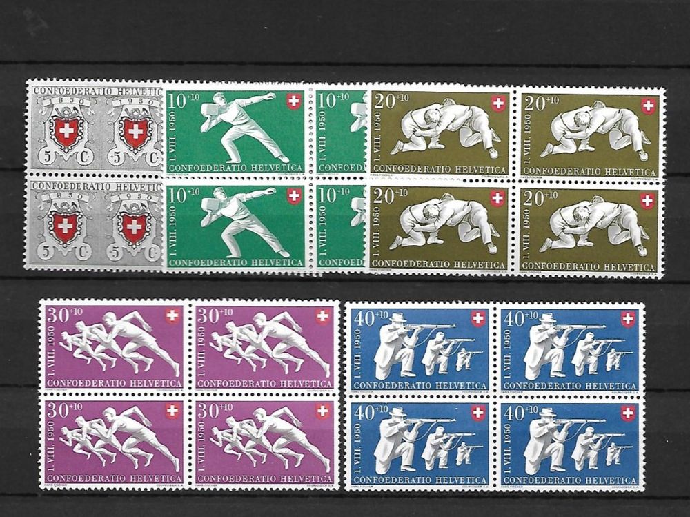 PP ** Viererbl.1950 Kat: CHF 120.- | Kaufen auf Ricardo