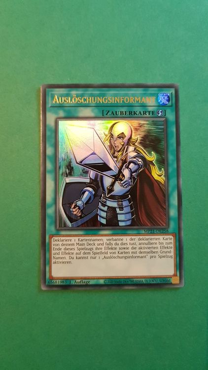 Auslöschungsinformant MP21-DE258 UR (Neu (gemäss Beschreibung)) in Gammen für CHF 30 – mit ...