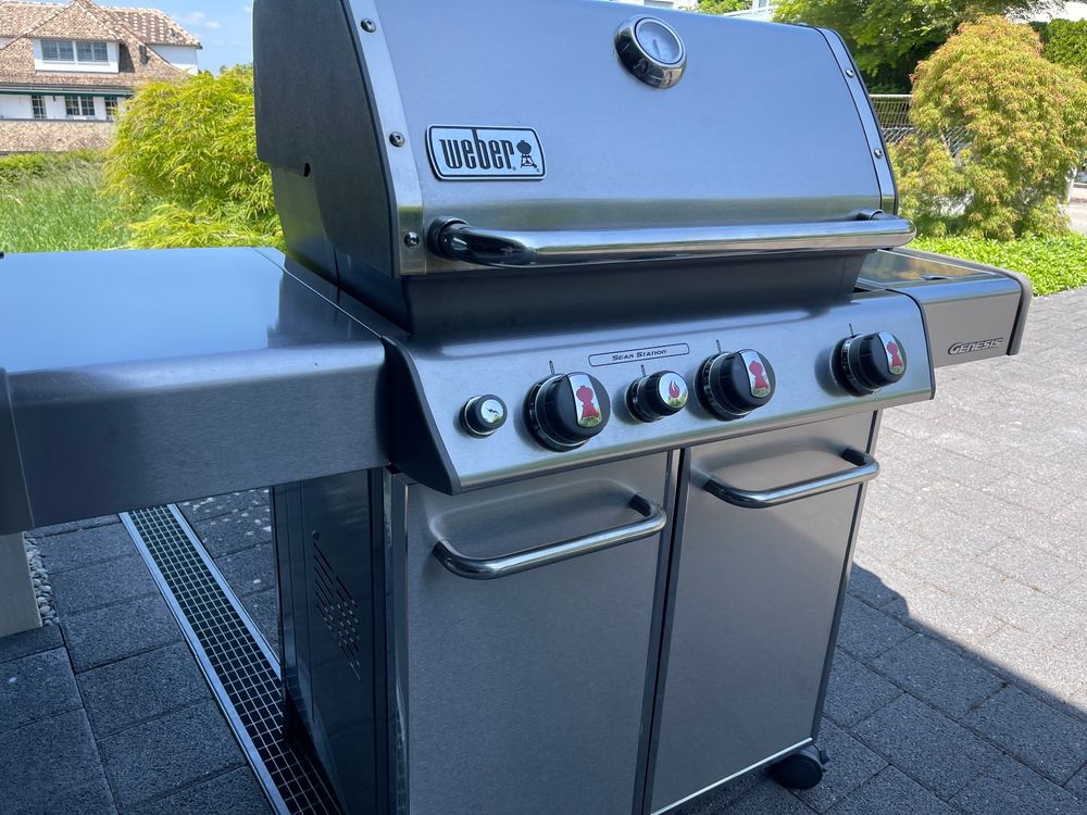 Gasgrill Weber Genesis S-330 Edelstahl (top-gepflegt) (Neu (gemäss ...