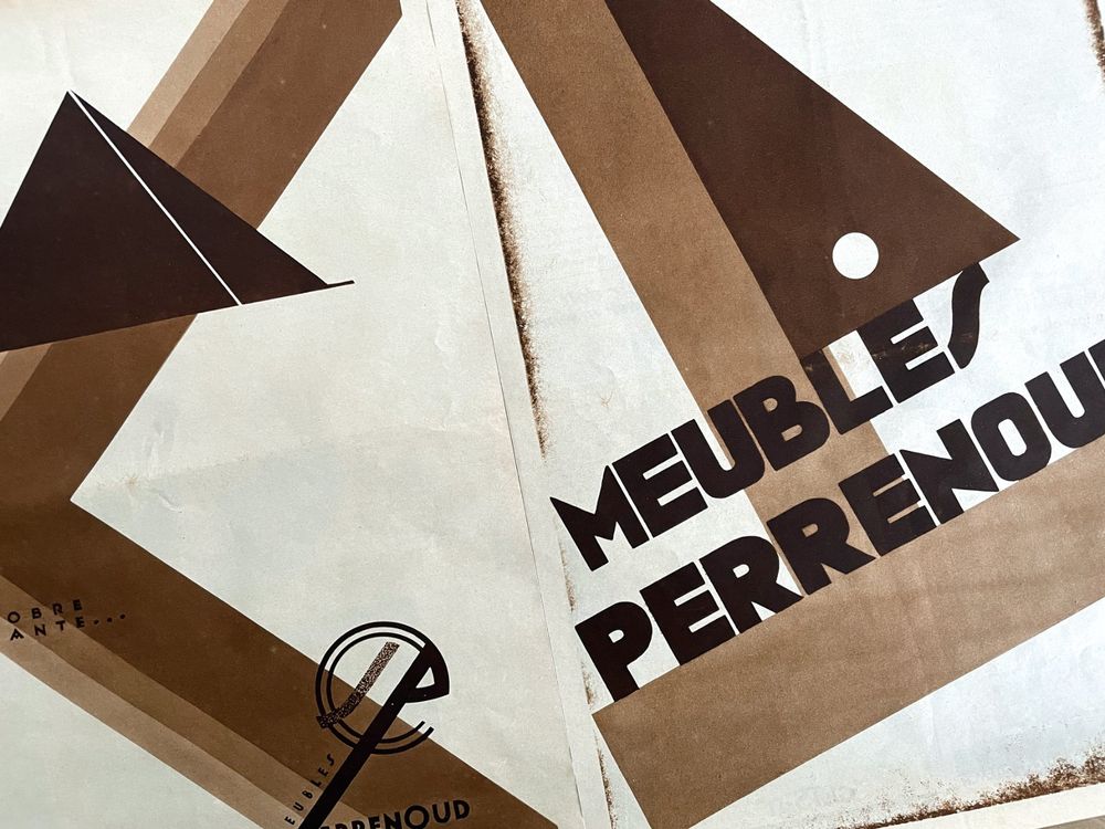 Perrenoud Möbel - 3 alte Werbungen / Publicités 1929/31 (Gebraucht) in ...