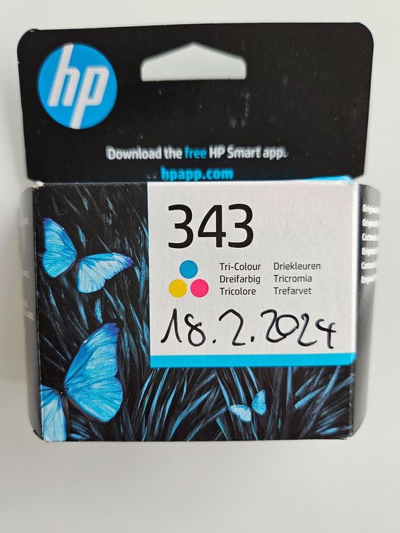 HP-Druckerpatrone 343 farbig (original HP) (Neu und originalverpackt ...