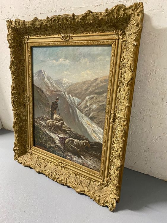 Antikes Ölgemälde Allerheiligen in den Bergen, C. Koerner (Gebraucht) in Rünenberg für CHF 190 ...