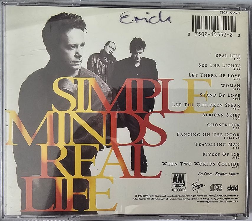 SIMPLE MINDS - REAL LIFE | Kaufen auf Ricardo