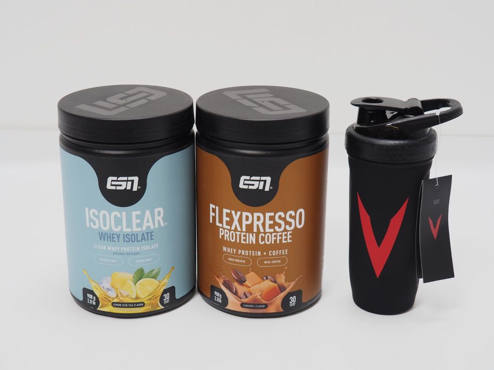 2x ESN Protein Pulver & 1x Shaker(23112549) (Neu und originalverpackt ...