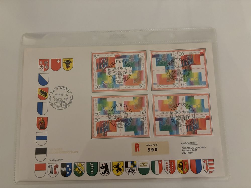 Grossbrief 700 Jahre Eidgenossenschaft (Gebraucht) in Murgenthal für CHF 1 – mit Lieferung auf ...