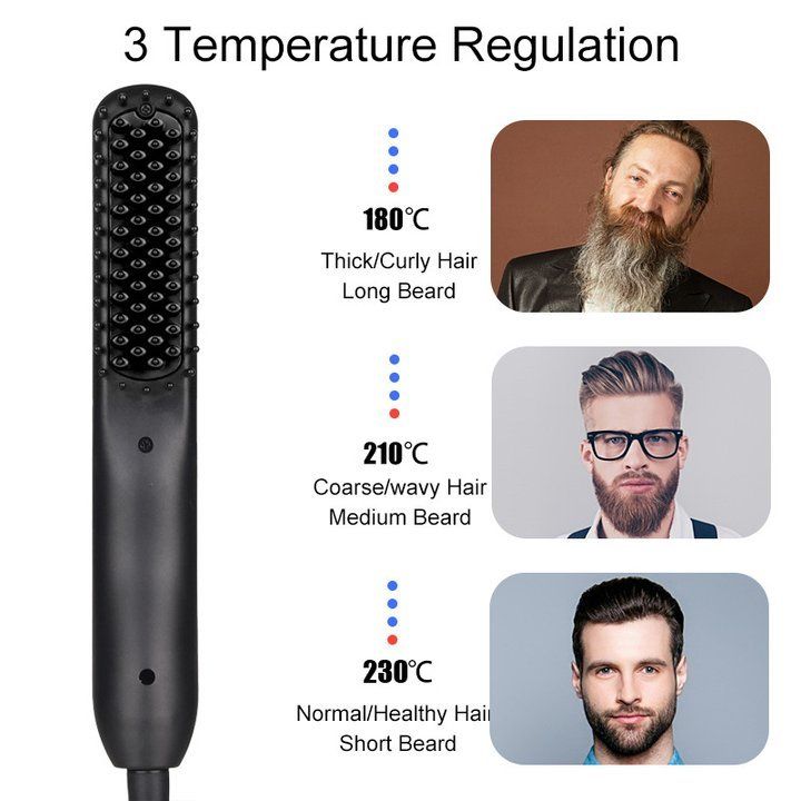 Bartglätter Kamm Elektrischer Haarglätter Bart für Männer (Neu (gemäss ...