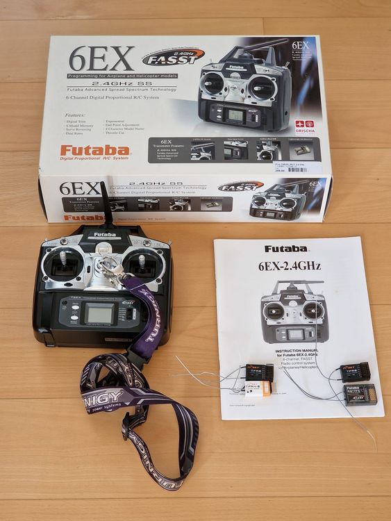 Fernsteuerung Futaba 6EX 2.4GHz inkl. 4 Empfänger | Kaufen auf Ricardo