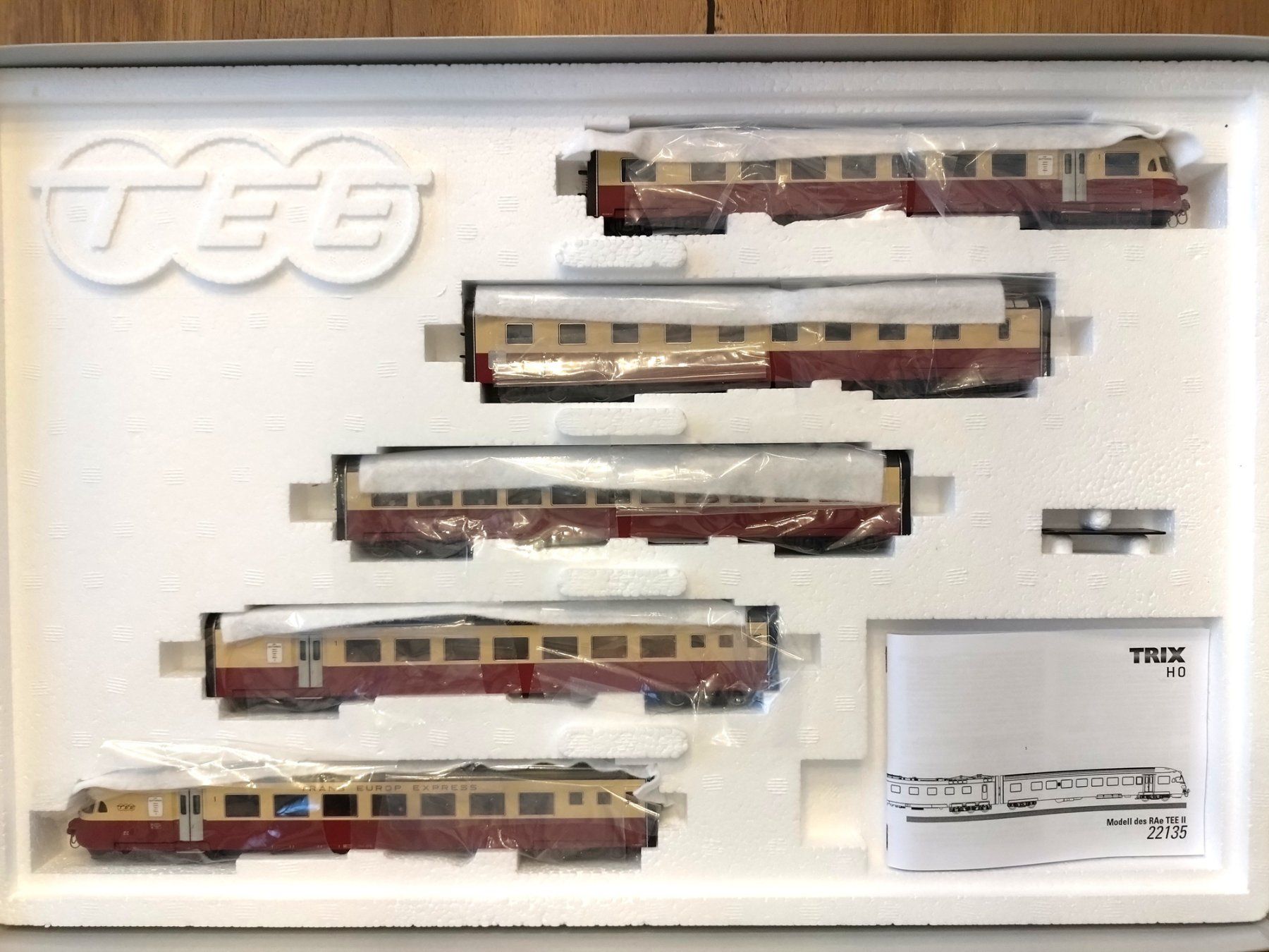 Trix 22135 SBB TEE RAe "Gottardo" H0, DCC, neu (Neu und ...