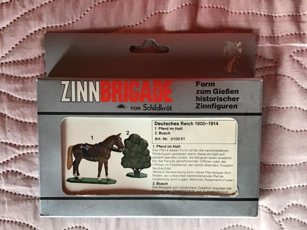 Form zum Giessen von historischen Zinnfiguren von Schildkröt (Neu und ...