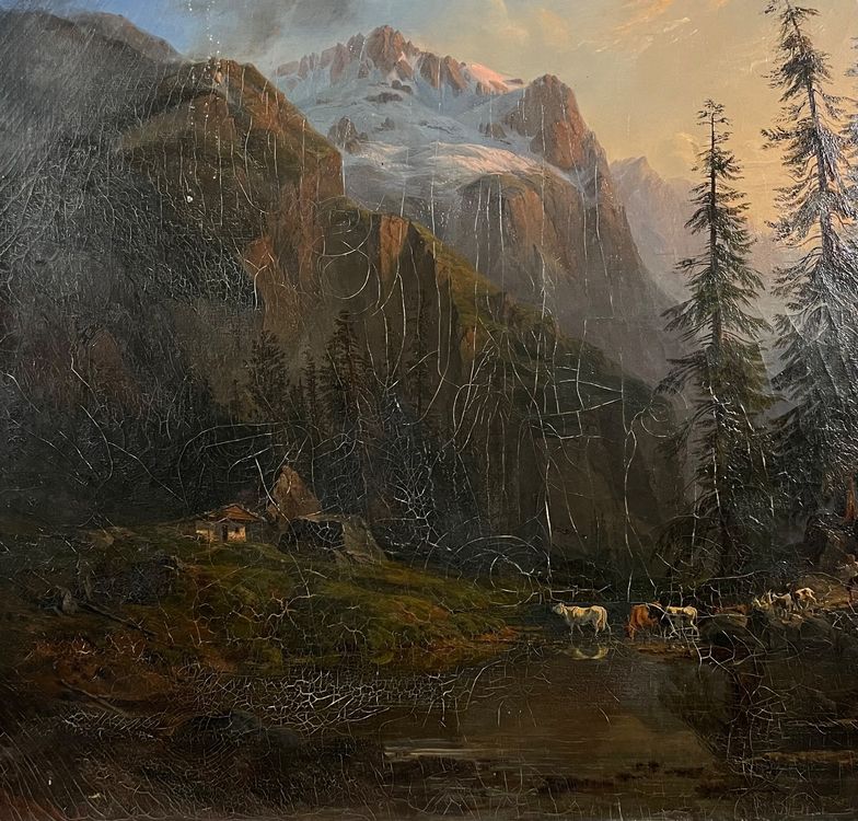 Georges Grisel (1811-1877) grosses Gemälde (Gebraucht) in für CHF 425 ...