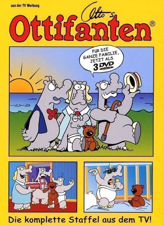 Otto's Ottifanten (1993) Komplette Kult-Cartoon-Serie/RAR (Neu (gemäss ...