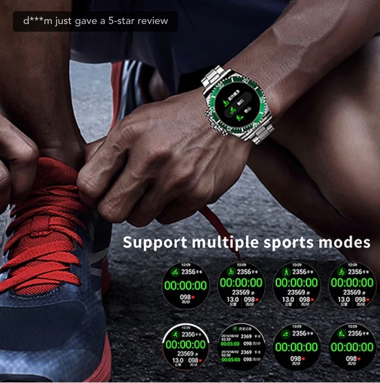 Smartwatch mit Metallarmband neu, originalverpackt | Kaufen auf Ricardo