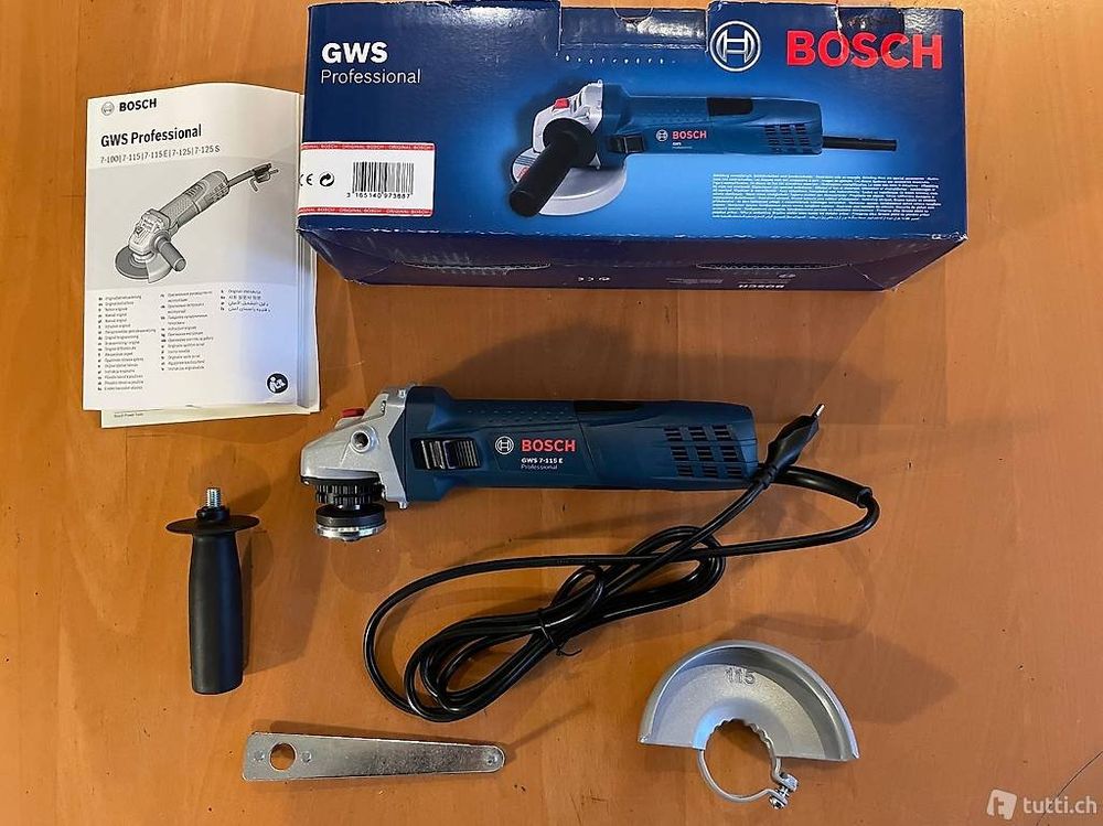 Bosch GWS 7-115 E (Neu und originalverpackt) in Zürich für CHF 80 – mit ...