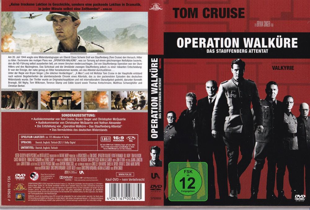 DVD: Operation Walküre - Das Stauffenberg Attentat (Gebraucht) in ...