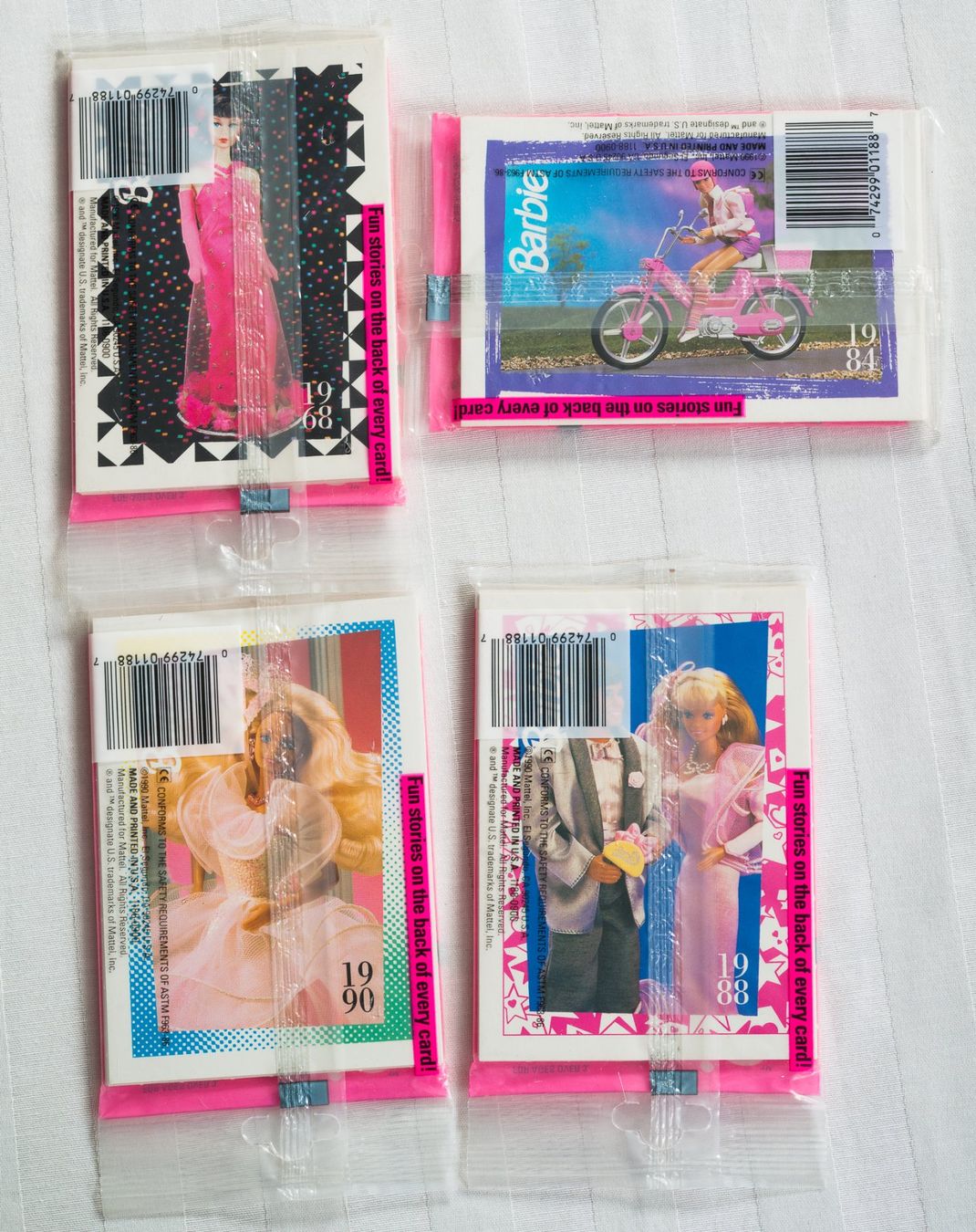 Barbie Trading Cards 4 x 10 Sammelkarten 90er Mattel Neu OVP (Neu und ...