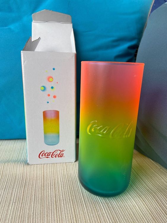 Schne Coca Cola Regenbogen Glas Fotos