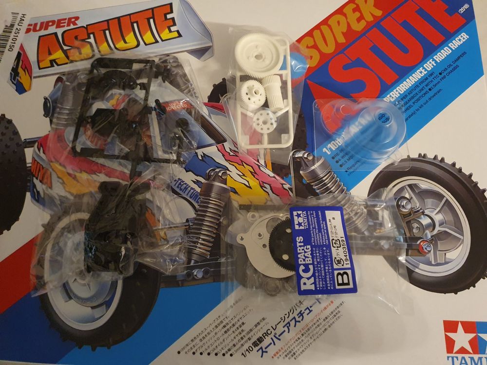Tamiya Super Astute (2018) TTC komplett Getriebe + Bauplan (Neu und originalverpackt) in ...