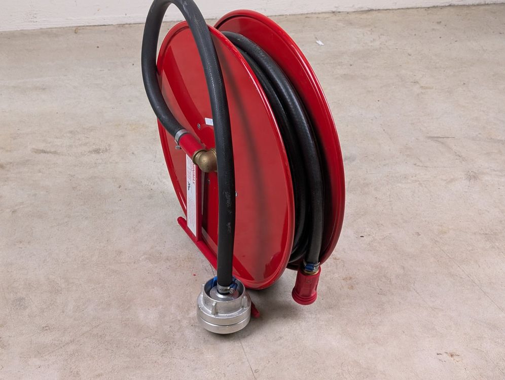 Schlauchrolle 20m Feuerlöschposten Wandhydrant Minimax (12) (Gebraucht ...