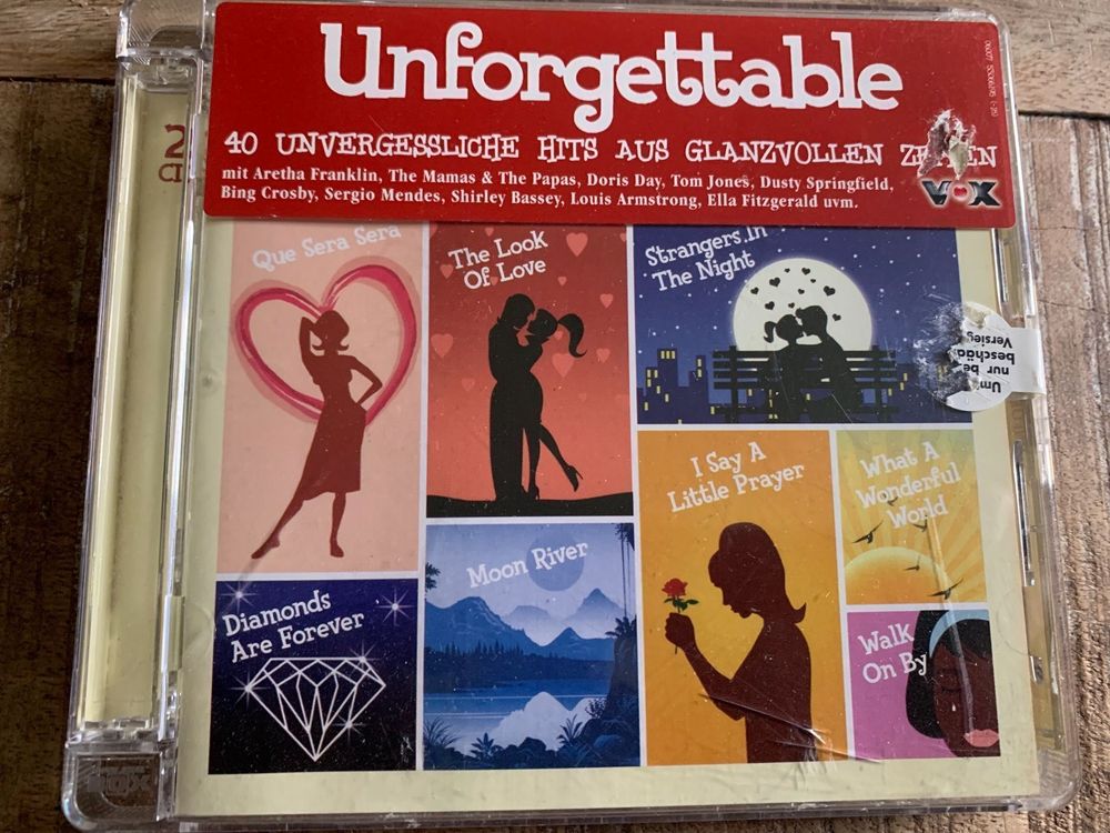 Unforgettable CD Compilation (2-CDs) (Gebraucht) in Regensdorf für CHF ...