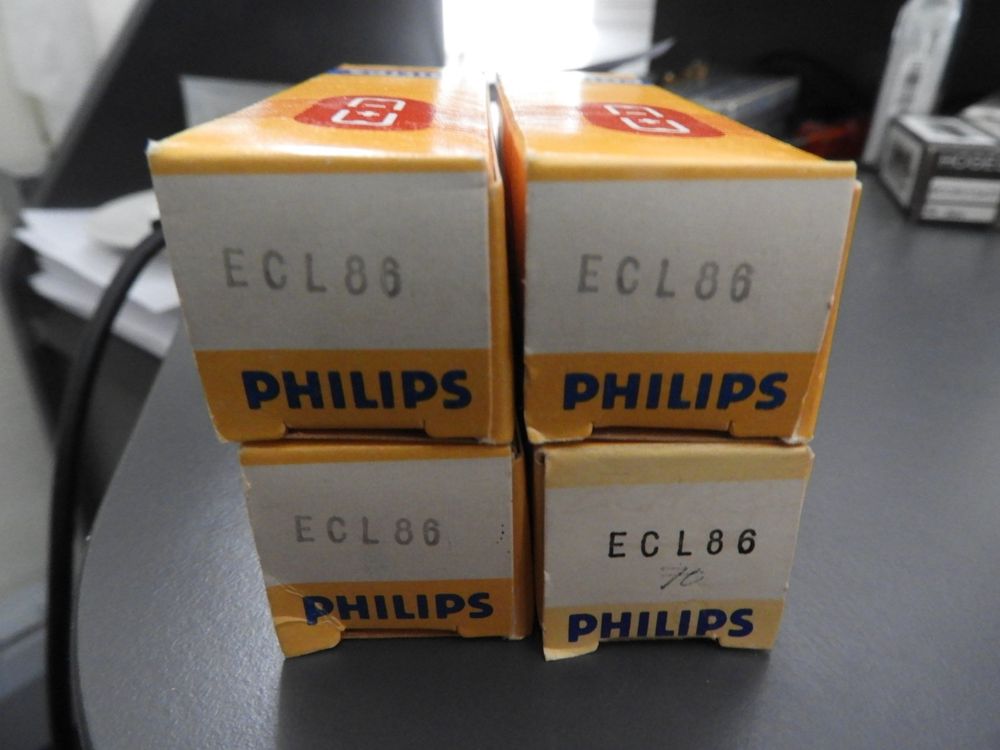 ECL 86 Vor und Endstufenröhre 4 Stück Philips NOS NiB | Kaufen auf Ricardo