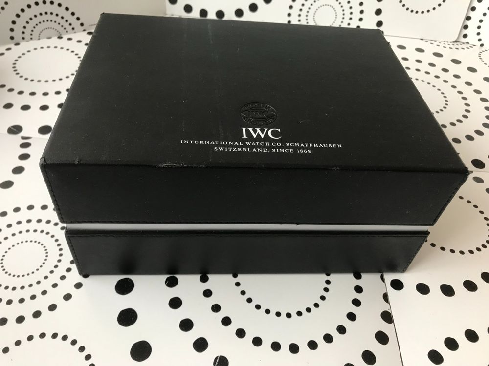 IWC ORIGINAL - WATCH CASE BOX ECRIN SCHACHTEL - BIG MODEL ! (Gebraucht ...