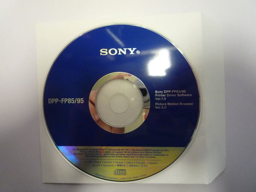 Sony Dpp-FP 85 * (Defekt) in Winterthur für CHF 1 – mit Lieferung auf ...