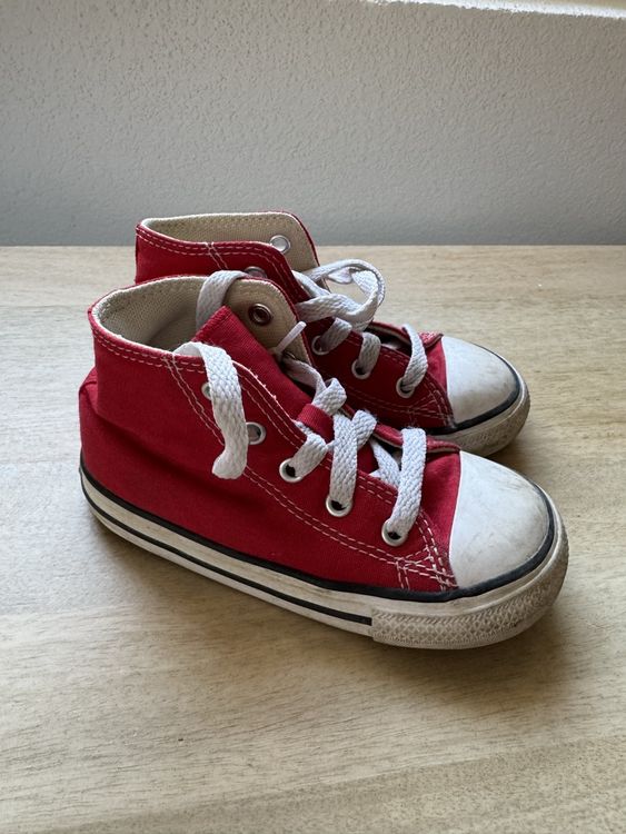 Rote Converse All Stars Chucks Gr. 24 - Perfekt für den Früh (Gebraucht ...