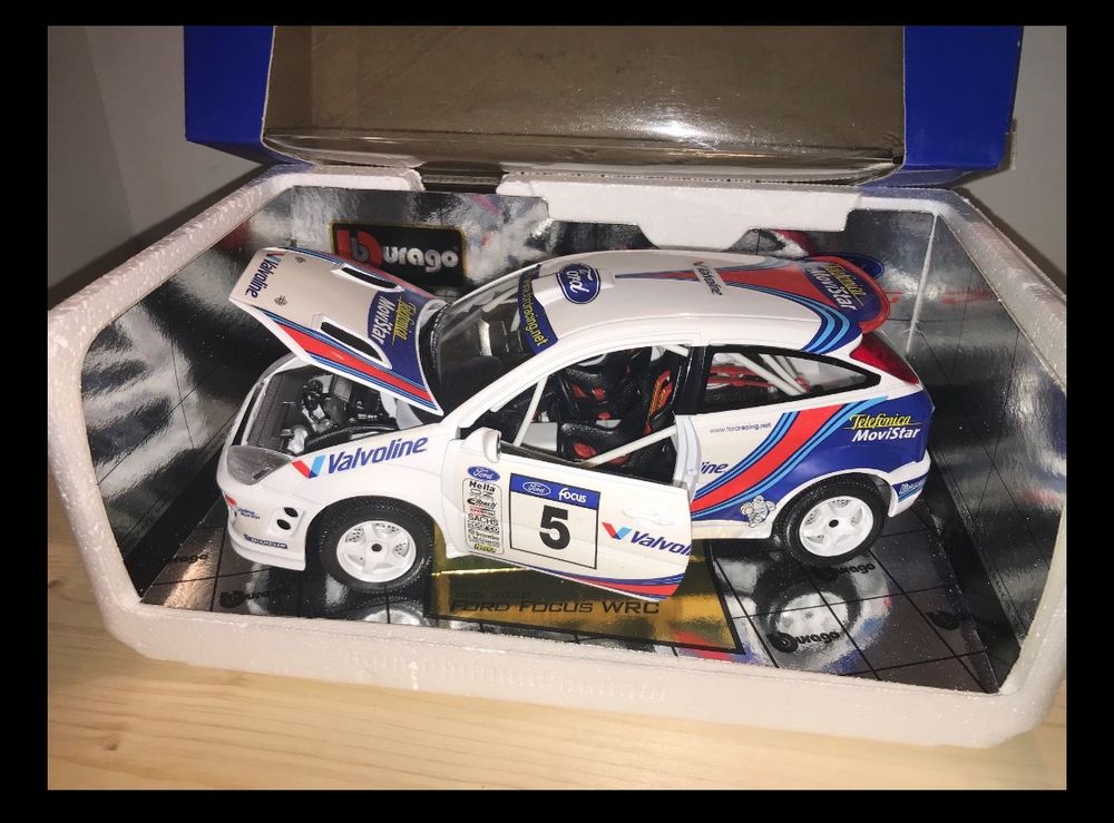 Ford Focus WRC Martini Racing Bburago 1:18 Modellauto | Kaufen auf Ricardo