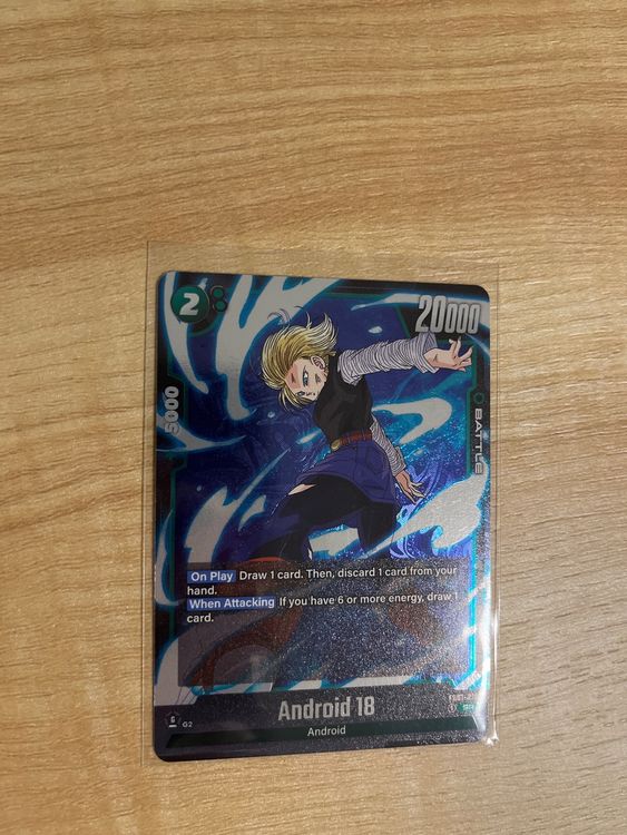 Dragon Ball - Android 18 - Fusion World - Super Rare (Neu (gemäss ...
