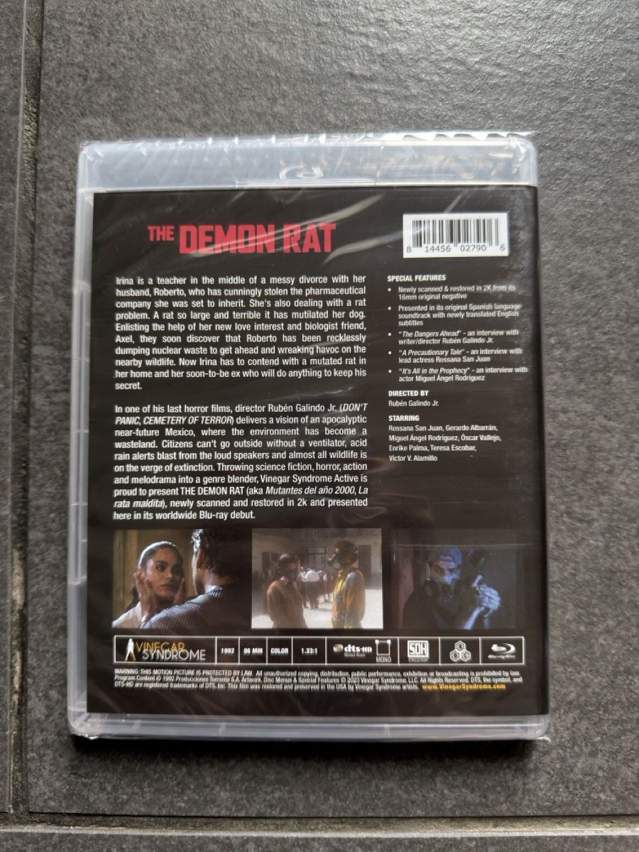 The Demon Rat Vinegar Syndrome Blu-ray (Neu (gemäss Beschreibung)) in ...