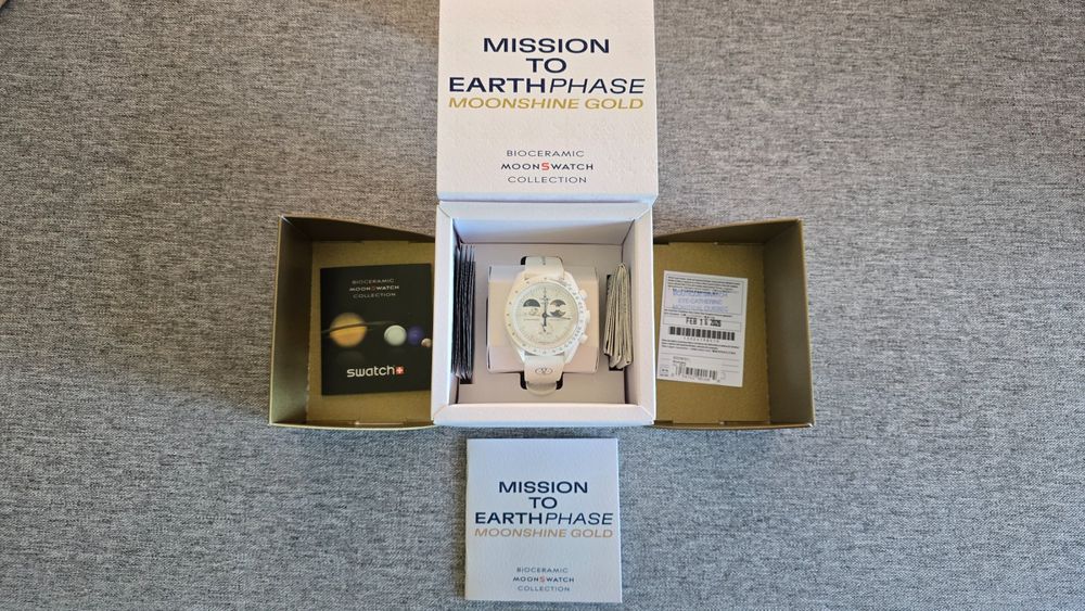 Swatch x Omega Mission to Earthphase Moonshine Gold (Neuf (Voir ...