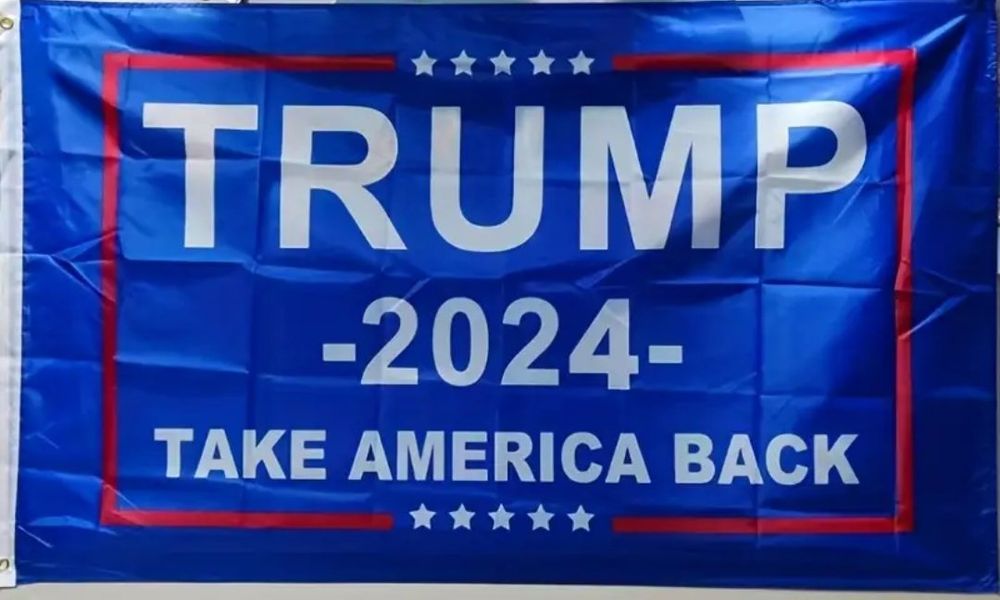 MAGA/genauer TAB Trump Fahne Polyester zum montieren Import (Neu und ...