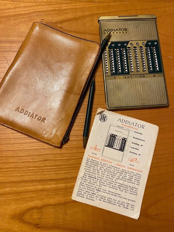 Rechner antik Addiator | Kaufen auf Ricardo