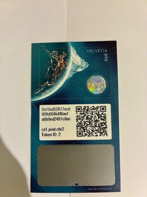 Swiss Crypto Stamp 1.0 – Token ID 2 – Dent Blanche | Kaufen auf Ricardo