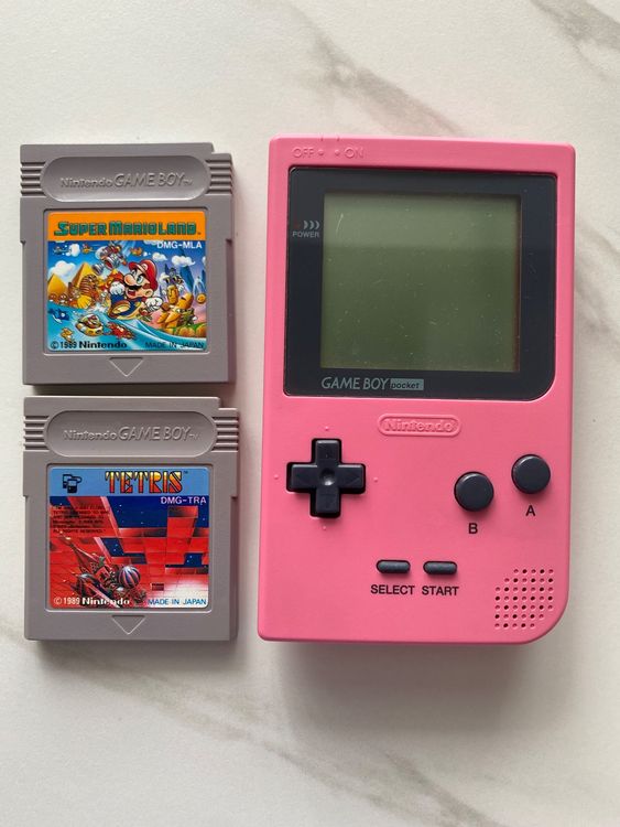Gameboy Pocket Pink + Gratis Super Mario Land & Tetris (Gebraucht) in ...