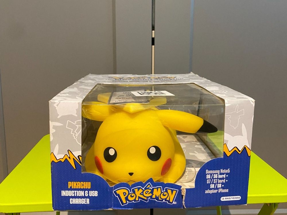 Pokemon Pikachu Wireless Phone Charger (NEU) (Neu und originalverpackt ...
