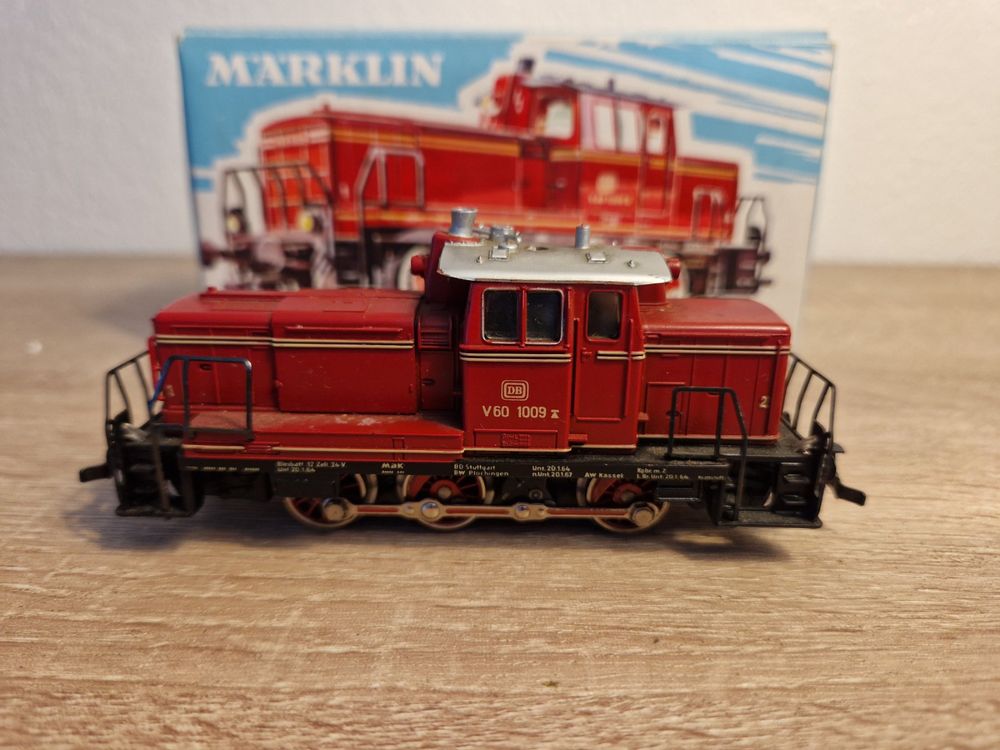 Märklin 3064 Rangierlok V60 1009 DB H0 (Gebraucht) in St-Aubin-Sauges ...
