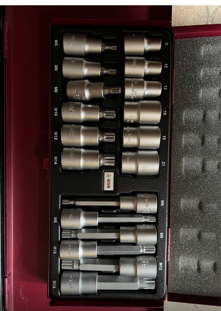 WGB Das Werkzeug 56-tlg / WGB 1/4" + 1/2" Steckschlüssel-Gar (Neu ...