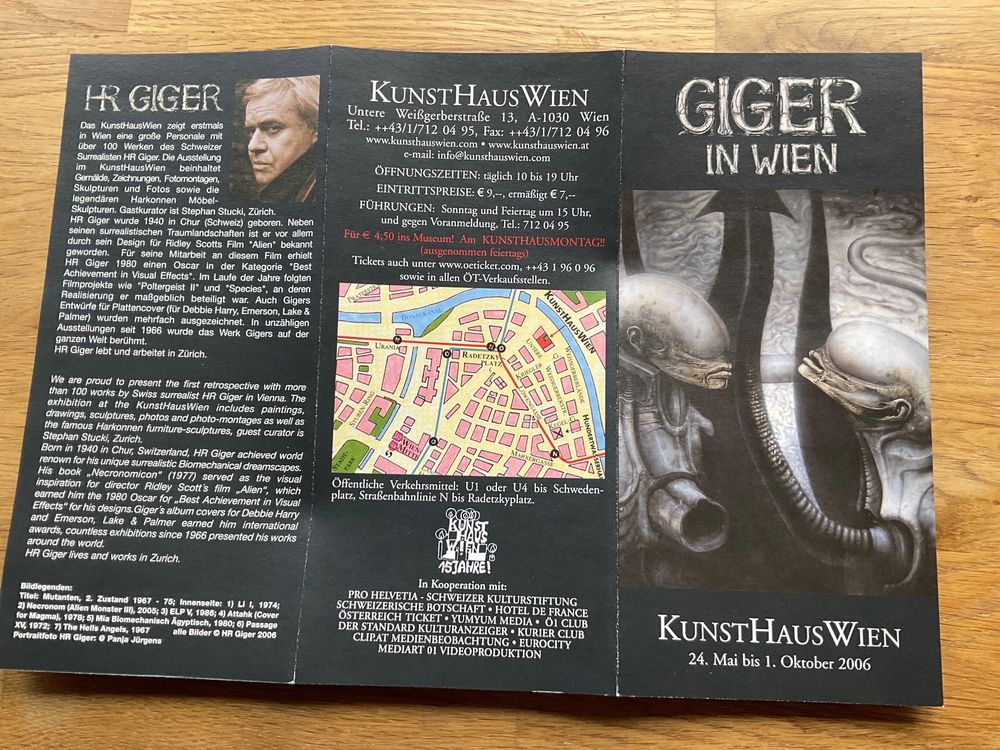 Hans Rudolf Giger Autogramm original (Neu (gemäss Beschreibung)) in ...