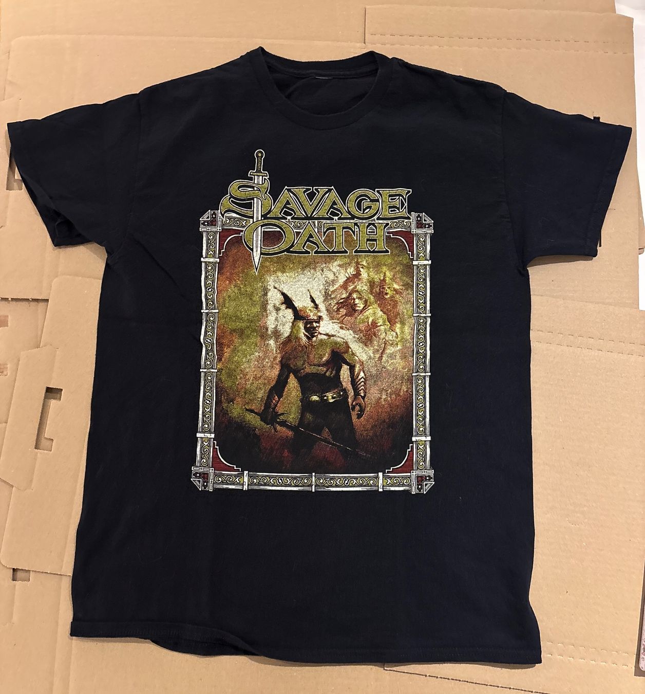 SAVAGE OATH - US Heavy Metal Epic Metal Shirt (Gebraucht) in Egg b ...