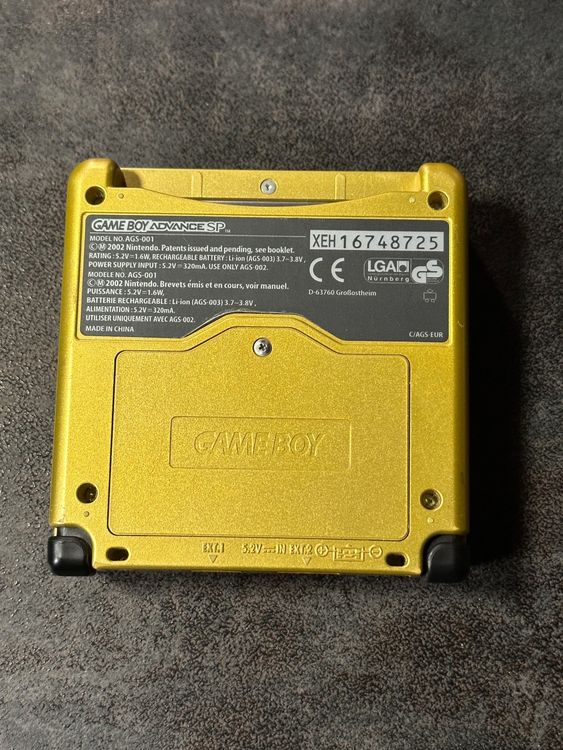 Gameboy Advance SP - Zelda Limited Edition Pak OVP komplett | Kaufen ...