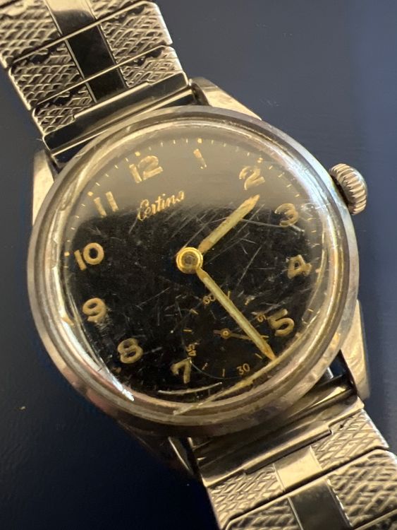Certina Military 34 mm Handaufzug | Kaufen auf Ricardo