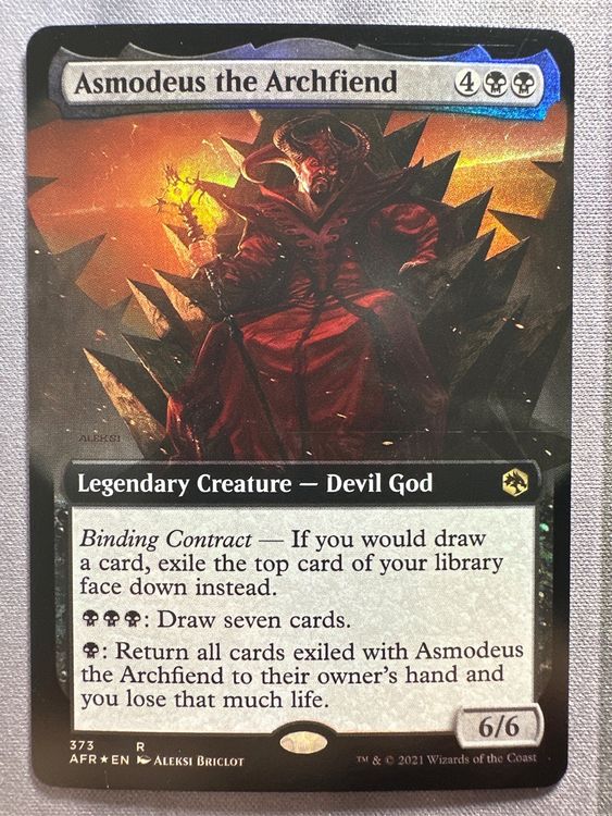 Asmodeus the Archfiend FOIL Variant 373 Forgotten Realms | Kaufen auf ...