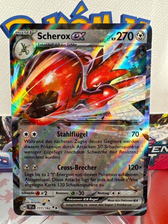 Pokemon Scherox ex Gewalten der Zeit (Neu (gemäss Beschreibung)) in ...