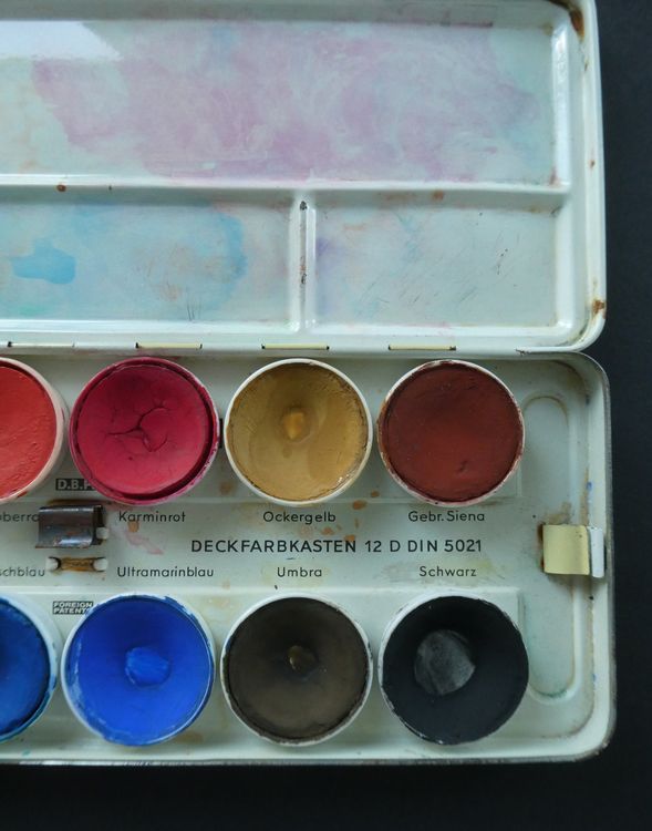 Pelikan Malkasten Nr. 735/12 Deckfarben, Original 60er Jahre (Gebraucht) in Watt für CHF 16 ...