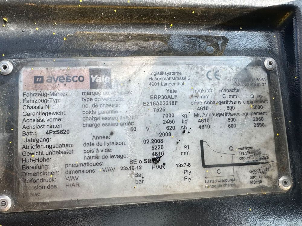 Stapler yale elektro 3T jg 2008 | Kaufen auf Ricardo