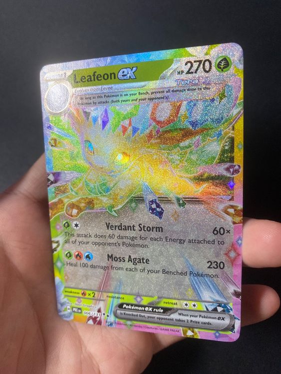Leafeon ex 6 - Folipurba ex - Prismatic Evolutions - EN (Neu (gemäss ...