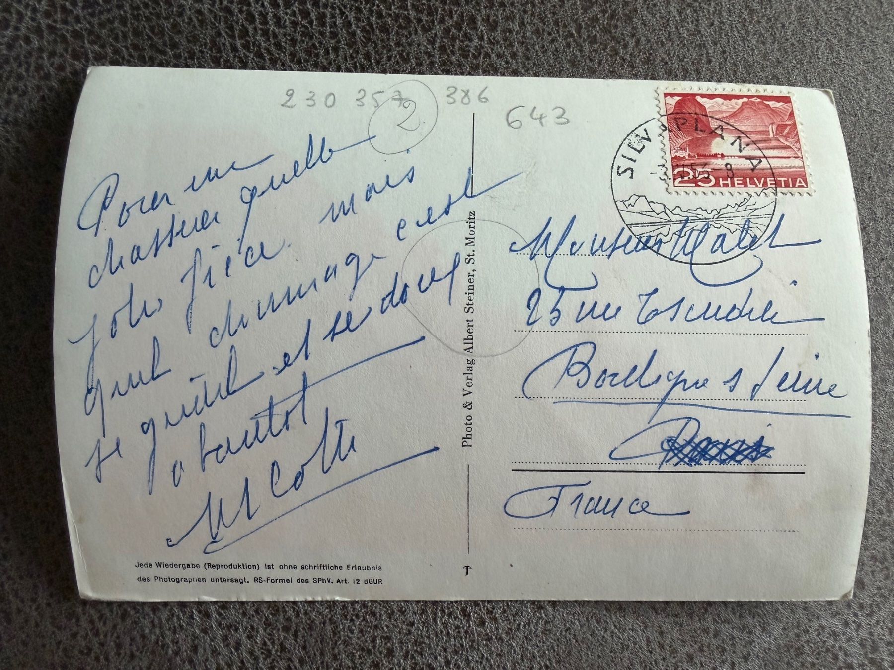 Albert Steiner St. Moritz 5893, Das Reh am Waldrand (Gebraucht) in St ...