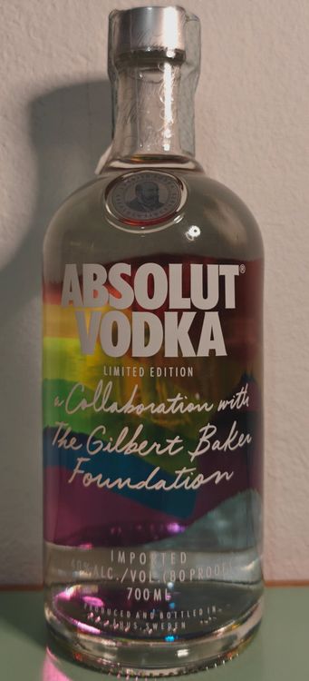 Absolut Vodka - 2021Gilbert Baker Foundation Limited Edition (Neu und ...