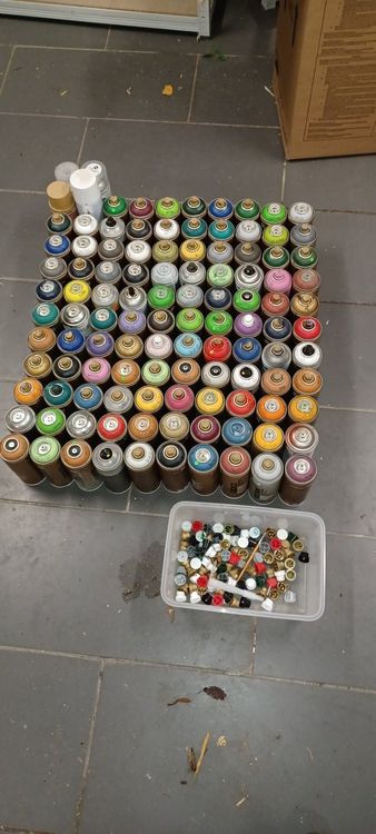 Spraydosen div. farben 112stück | Kaufen auf Ricardo
